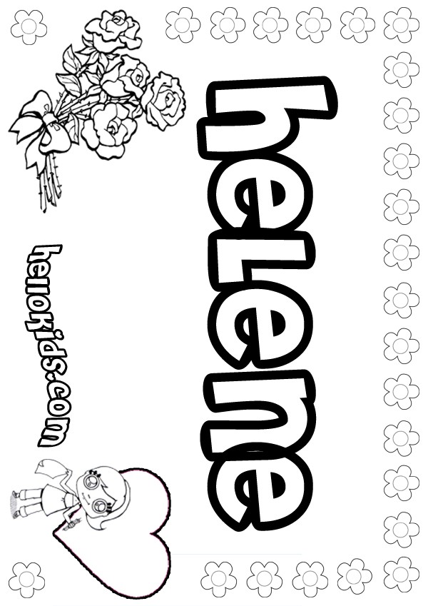 Helene zum ausmalen - de.hellokids.com