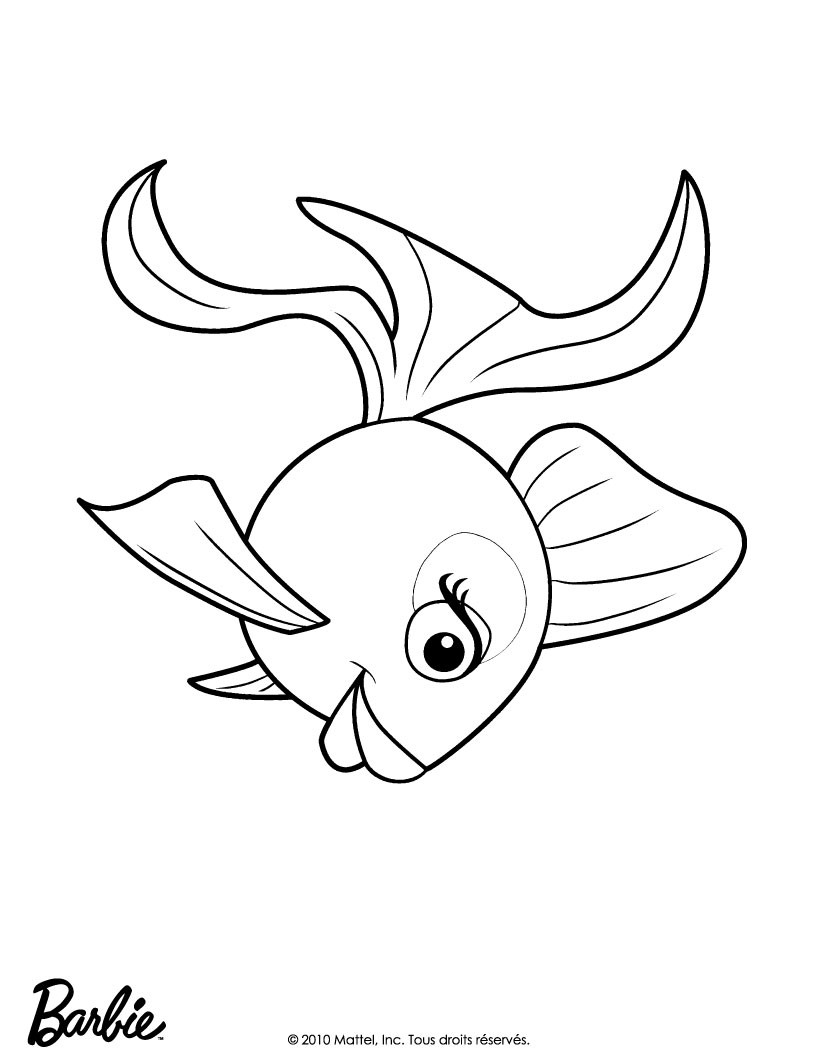 Beautiful Fish Coloring Pages