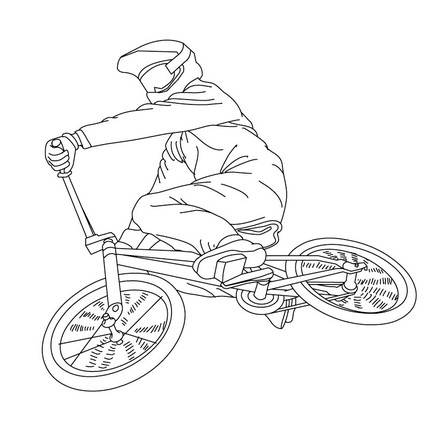 FAHRRAD zum Ausmalen - Ausmalbilder - Ausmalbilder ausdrucken - de ...