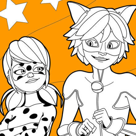 MIRACULOUS: Geschichten von Ladybug und Cat Noir zum ausmalen ...